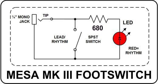 Mesa Mark III footswitch question | Mesa Boogie Amp Forum
